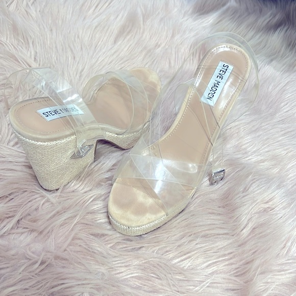 Shoes | Clear Wedges | Poshmark